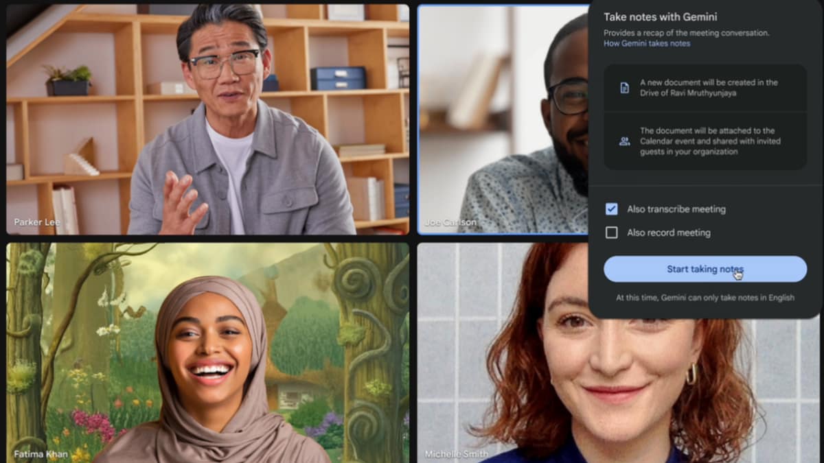 Google Meet Makin Canggih! AI Gemini Bisa Rangkum Rapat